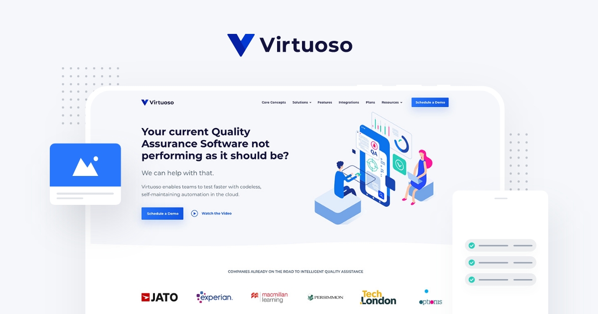 Virtuoso | Web Design and Webflow Development Case Study | 59er Digital